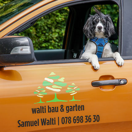 Walti Garten, Gartengestaltung, Transporte, Mulden